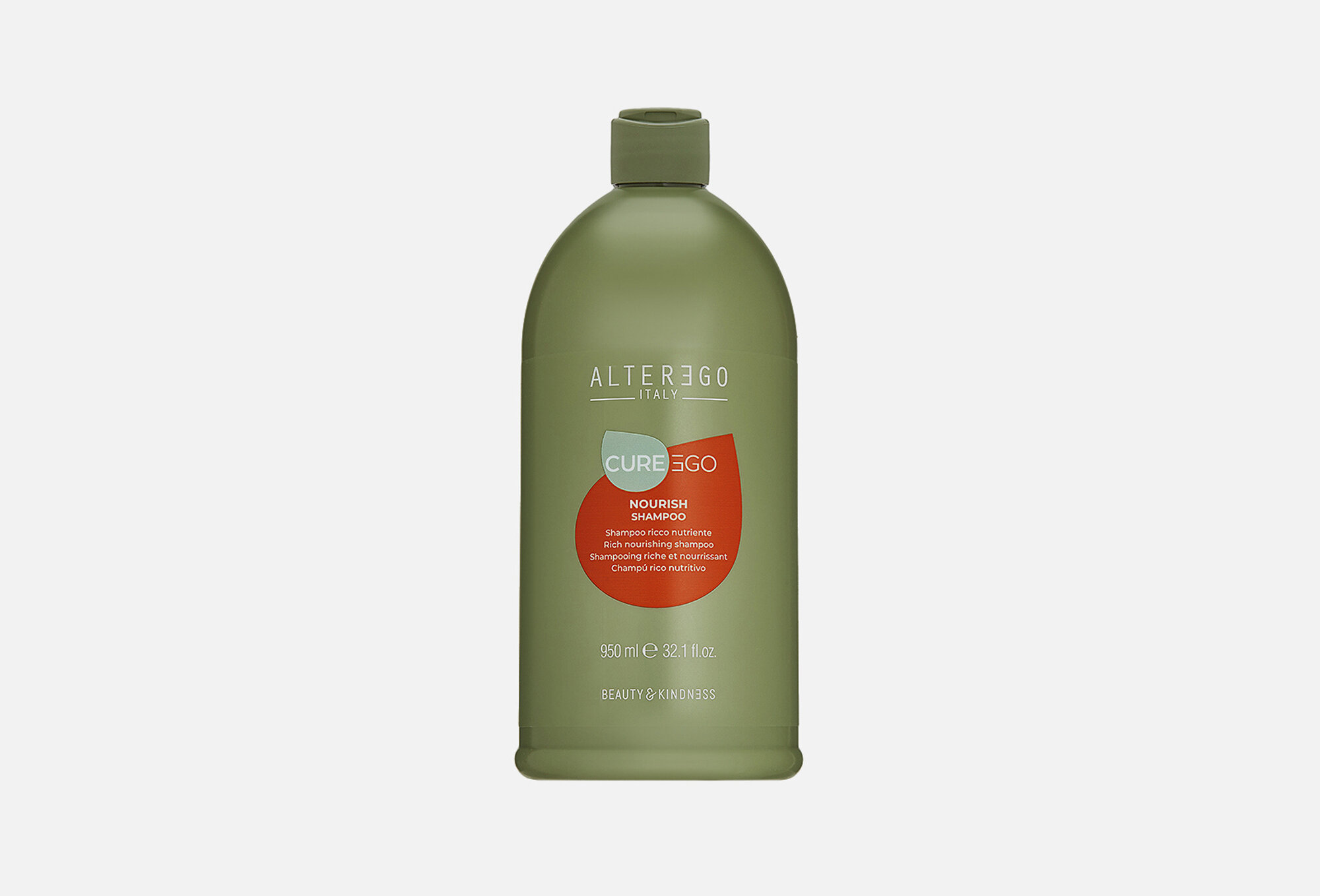 Питательный шампунь для волос ALTEREGO ITALY Cureego Nourish Rich 950 мл