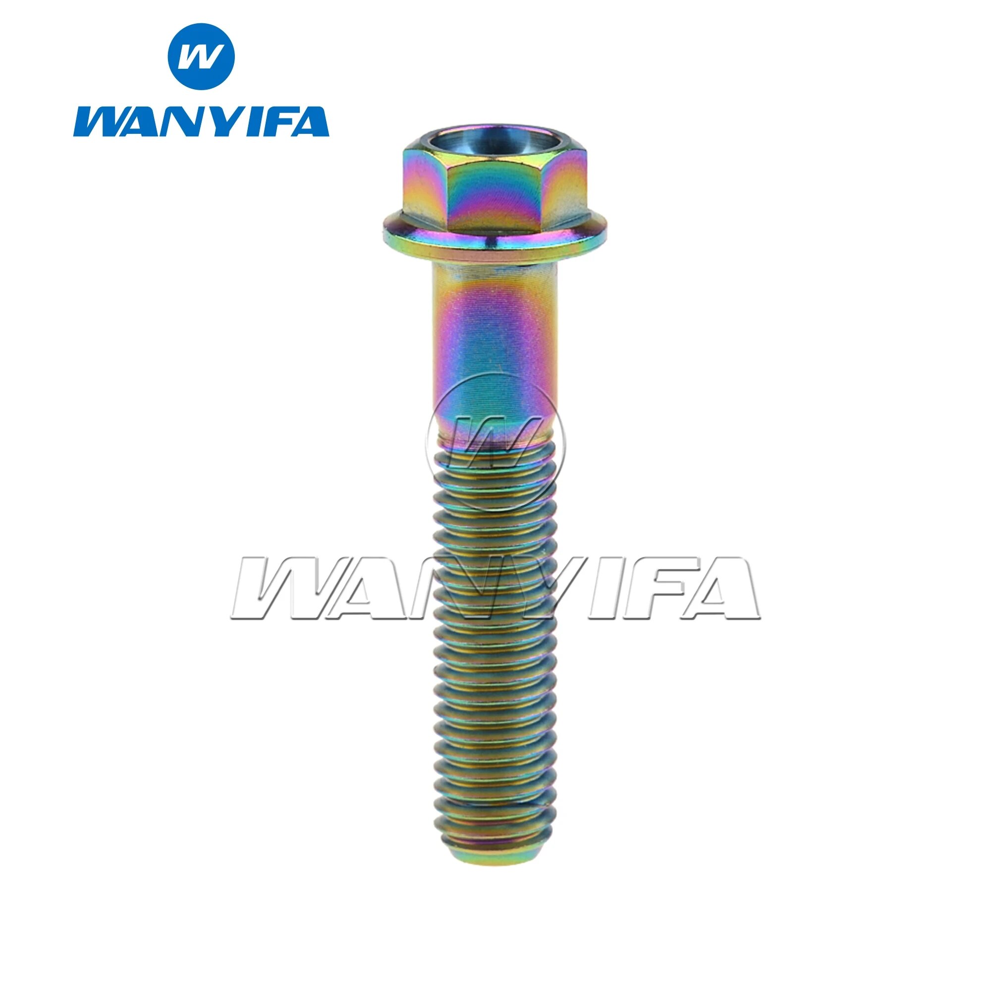 Wanyifa титановые болты М8 с шестигранной головкой 4/10 шт. Rainbow, M8x30mm, 4pcs