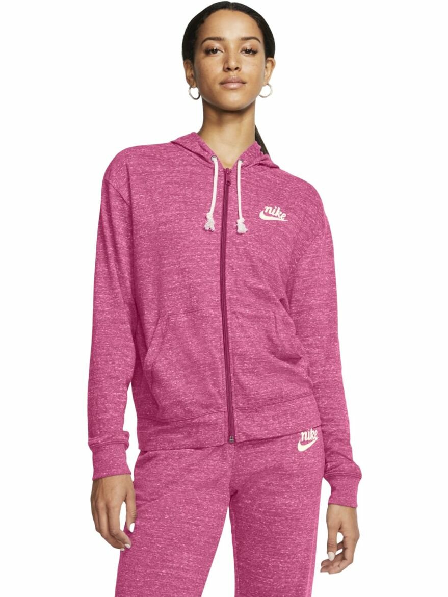 Толстовка спортивная NSW GYM VINTAGE FULL-ZIP HOODIE W