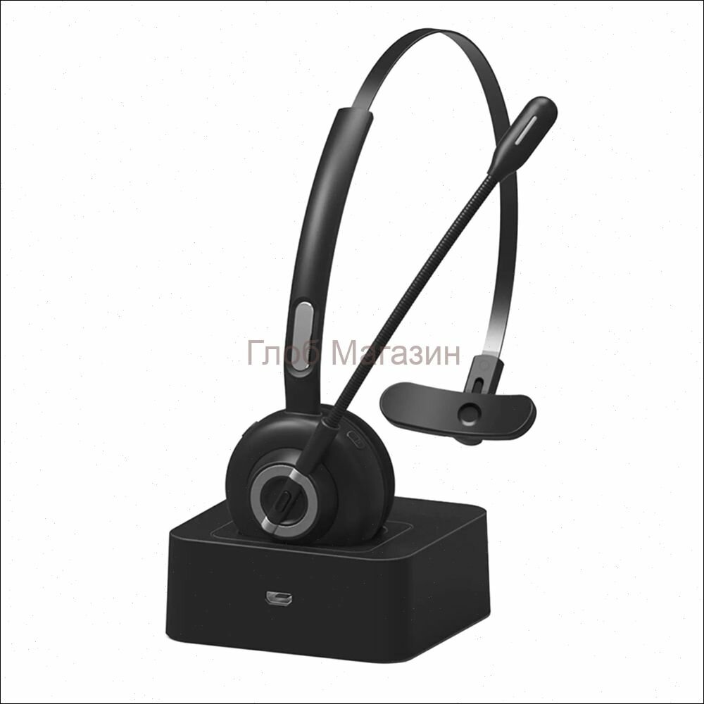 Беспроводная Bluetooth-гарнитура с микрофоном для колл-центра