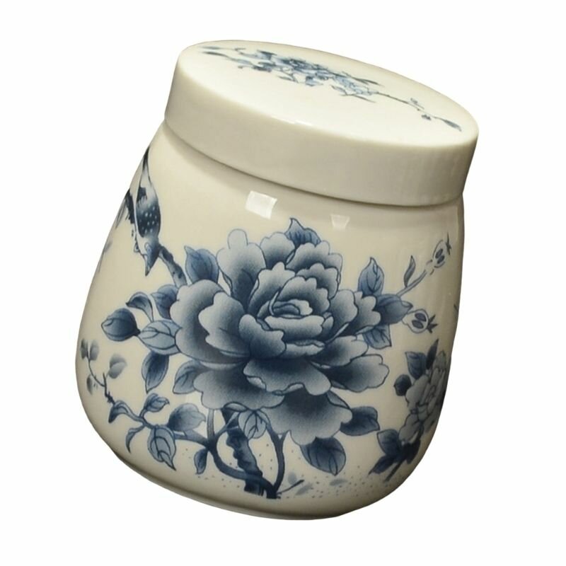 Керамическая Банка Для Приготовления Яиц На пару объемом 220 мл-Насыщенный Пион