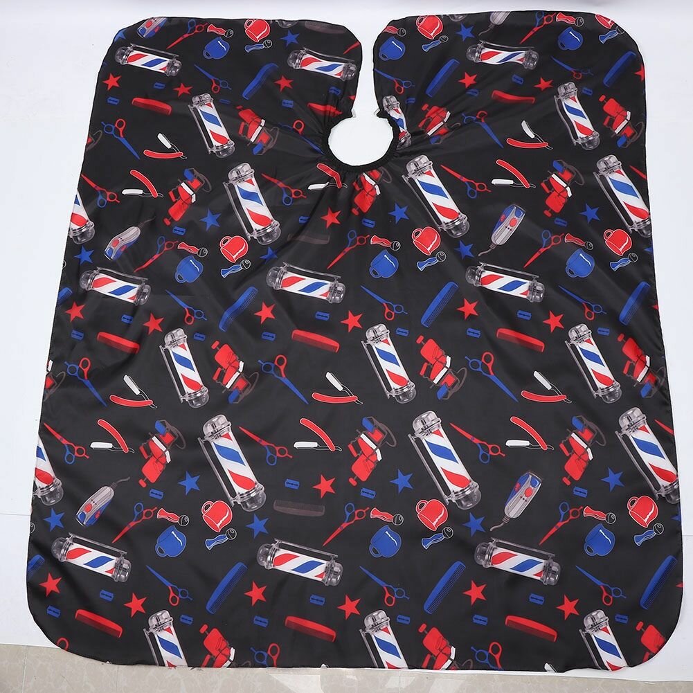 Черный 160x140 см парикмахерский фартук-накидка модные парикмахерские косметические инструменты водонепроницаемый прочный легкоочищаемый дизайн