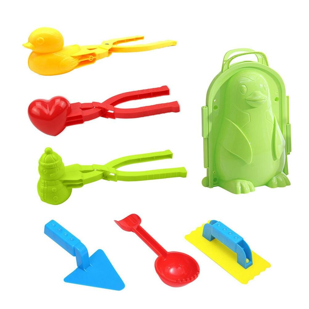 7шт снежный коток снежок снежок снежный коток снежные снежные игрушки снежные игрушки для детей Зимние на открытом воздухе снежные бои снежные игры