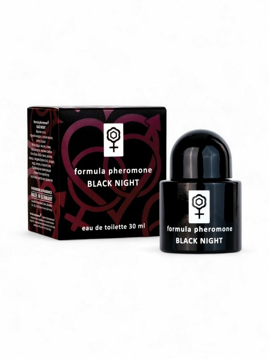 Туалетная вода женская с феромонами Formula Pheromone Black Night с феромонами, 30 мл
