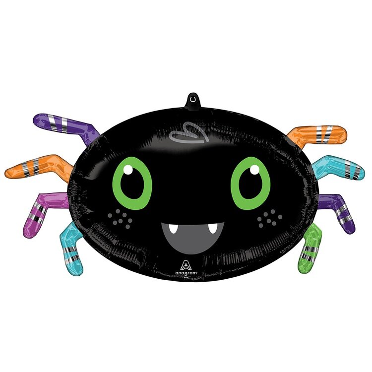 Воздушный шарик Anagram фигура, Halloween, паук, фольгированный