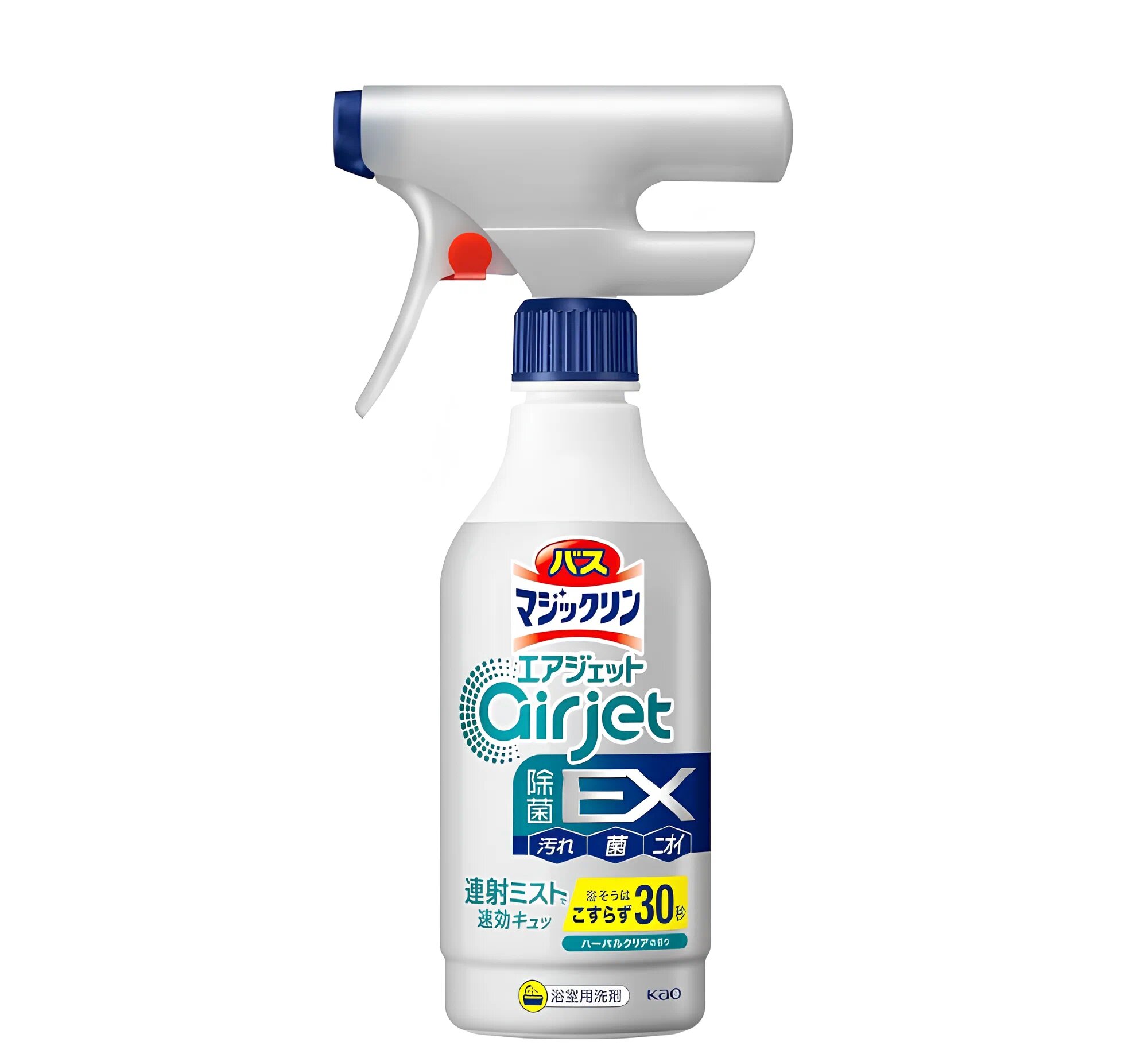 Чистящее средство для ванной KAO "MagicClean Airjet", аромат трав, 390мл