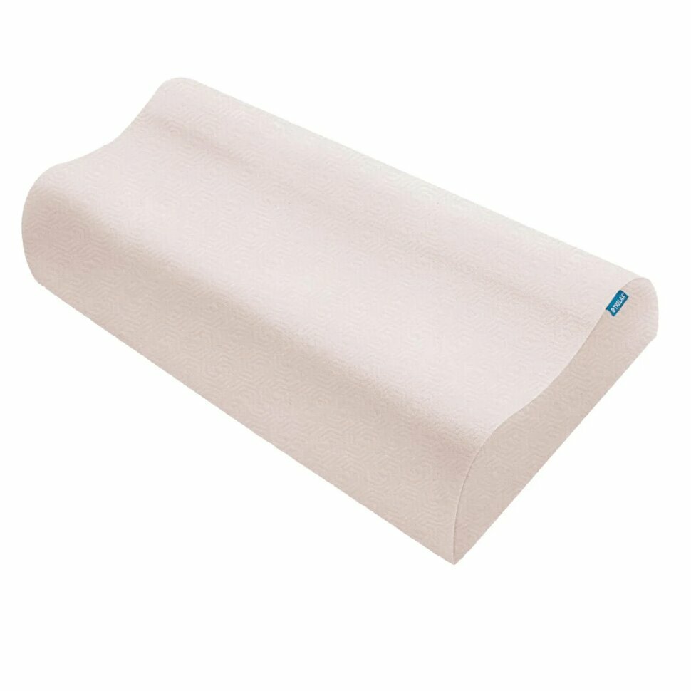 Подушка ортопедическая п/голову с эффект. пам. TRELAX RESPECTA р. М, молочн. цв, 472843