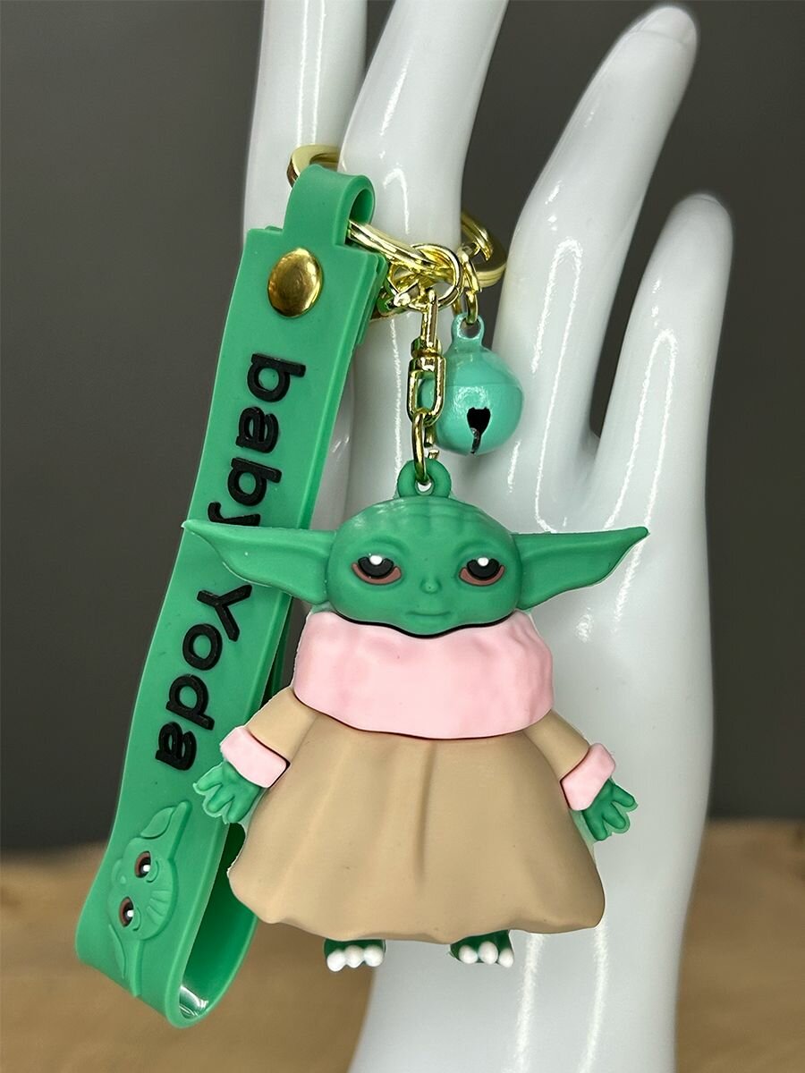Брелок - игрушка Грогу Мандалорец Маленький Мастер Йода ( Baby Yoda) из фильма Звездные войны Star Wars