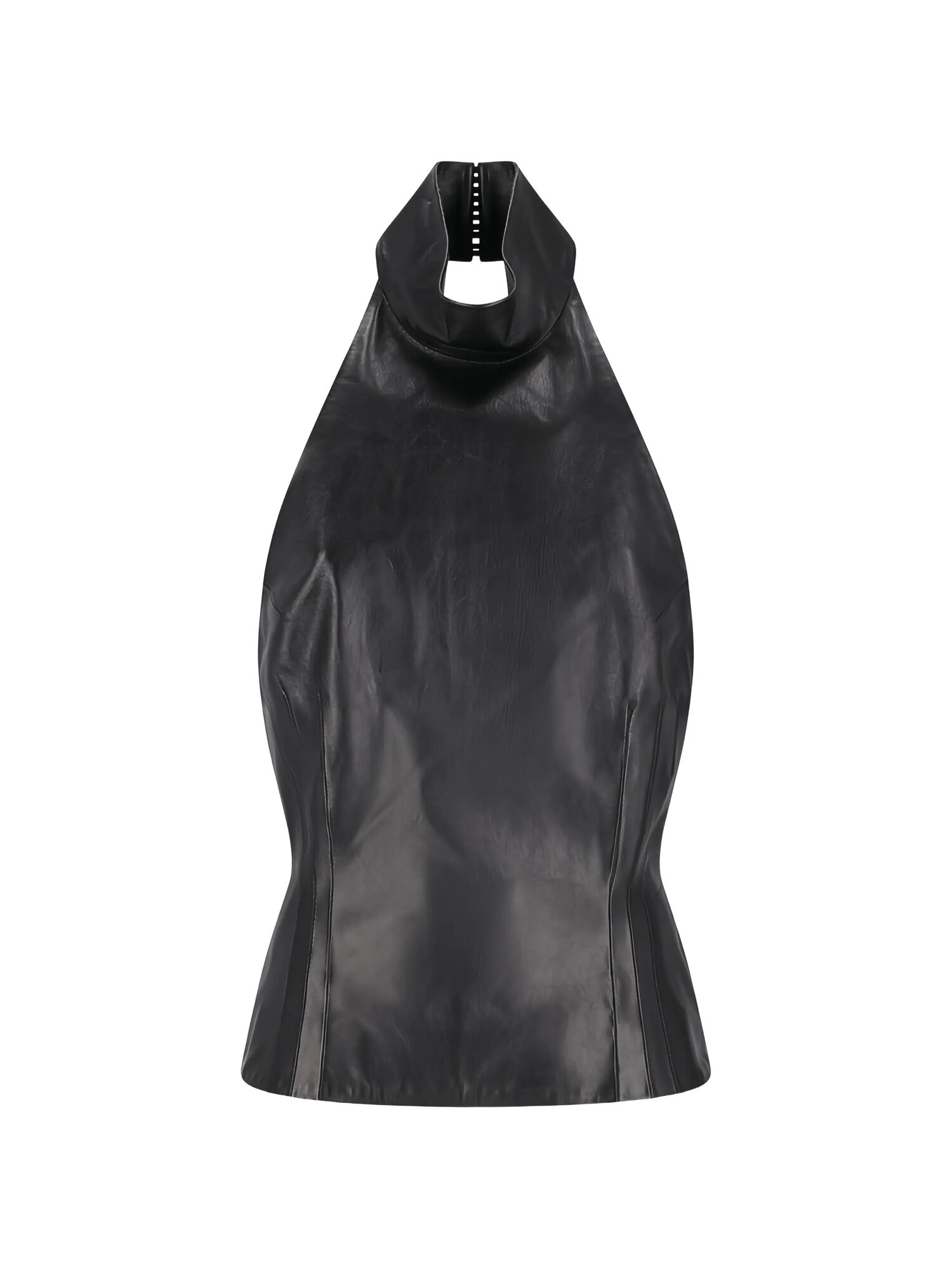 Блуза Halterneck leather blouse
