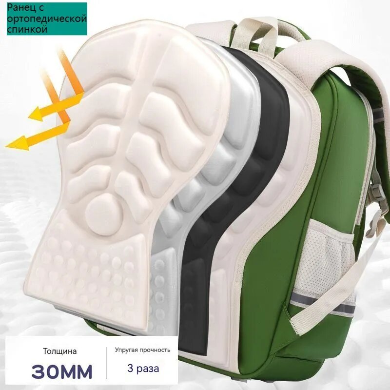 Babilu Рюкзак детский школьный портфель 30*16*43 см для девочек и мальчиков розовый портфель — фото 1