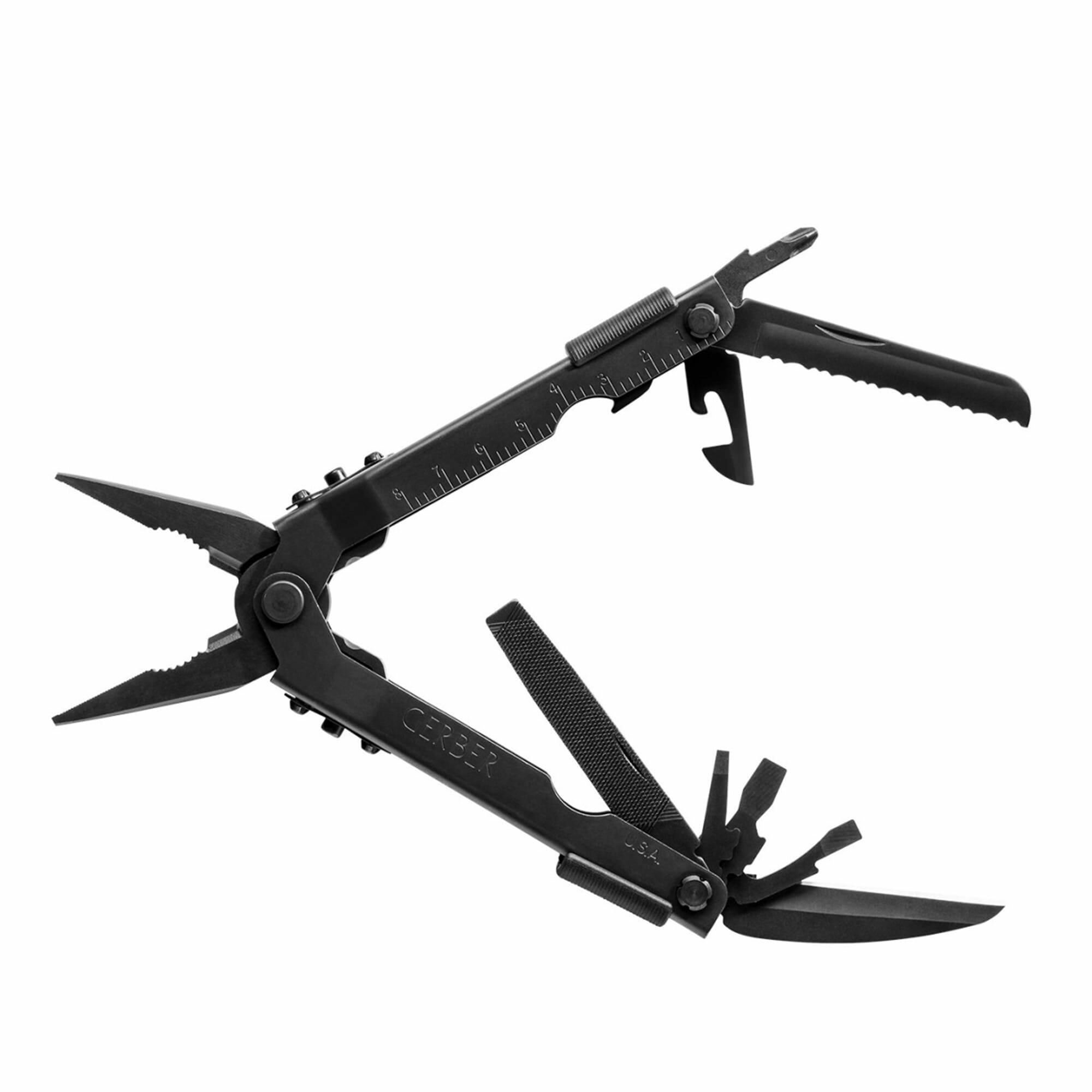 Мультиинструмент Gerber MP600 Needlenose для открывания одной рукой, Decathlon, Цвет: Черное