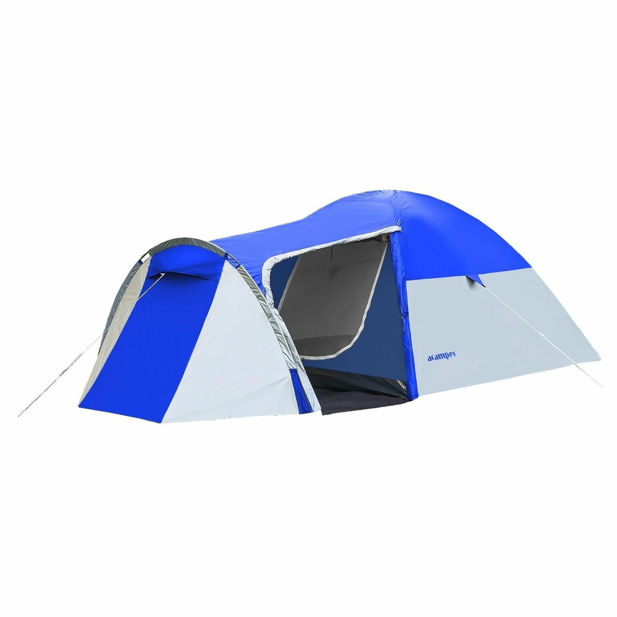 Трехместная семейная туристическая палатка Acamper Monsun 3 Pro, Decathlon, Цвет: Синий, Размер: 3 человека