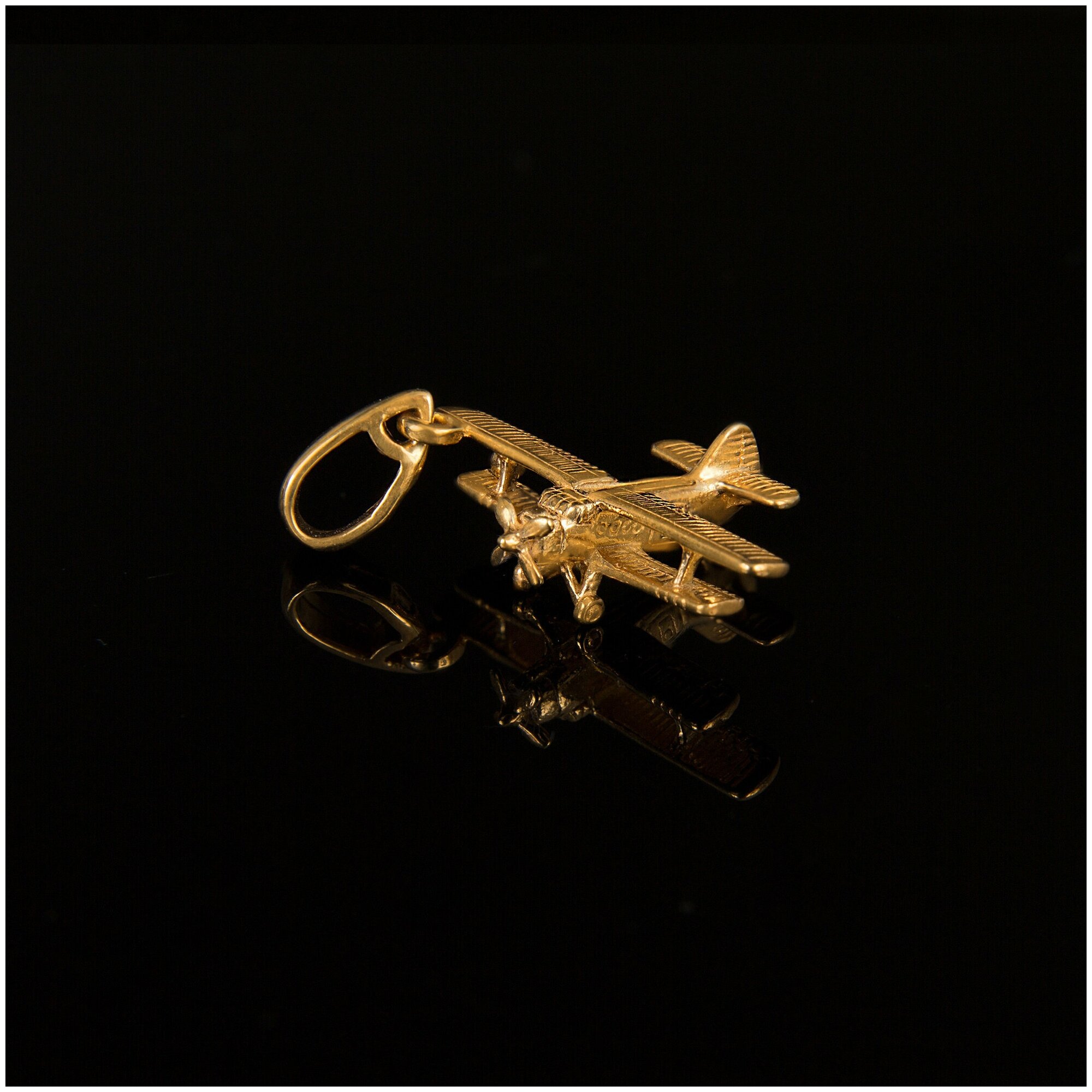 Подвеска AVIA GIFT, серебро, 925 проба, золочение