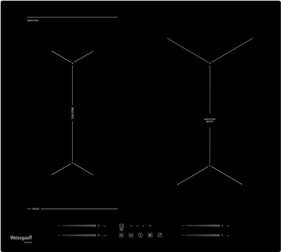 Индукционная варочная поверхность Weissgauff HI 643 BY черный (423419)
