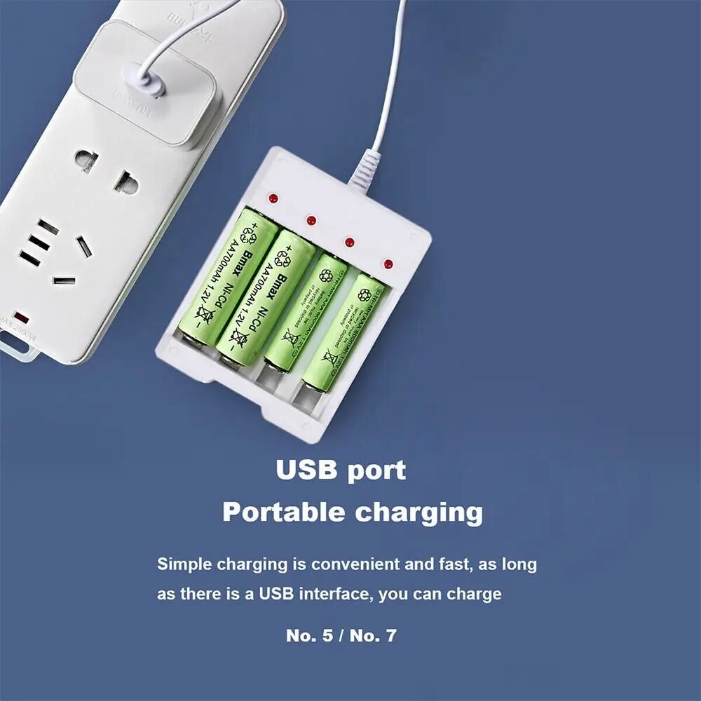 USB Зарядное устройство для батареек AA/AAA