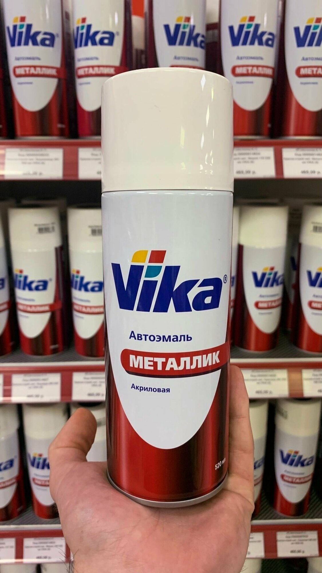 Краска-спрей металлик Vika Рапсодия 448 520 мл.