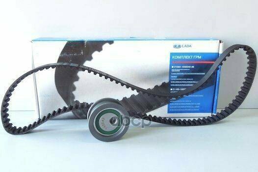 Комплект ГРМ ВАЗ 2108-2115 (8-ми кл. двиг, ремень+ролик) (K015521) LADA 21080100604086 LADA арт. 21080100604086