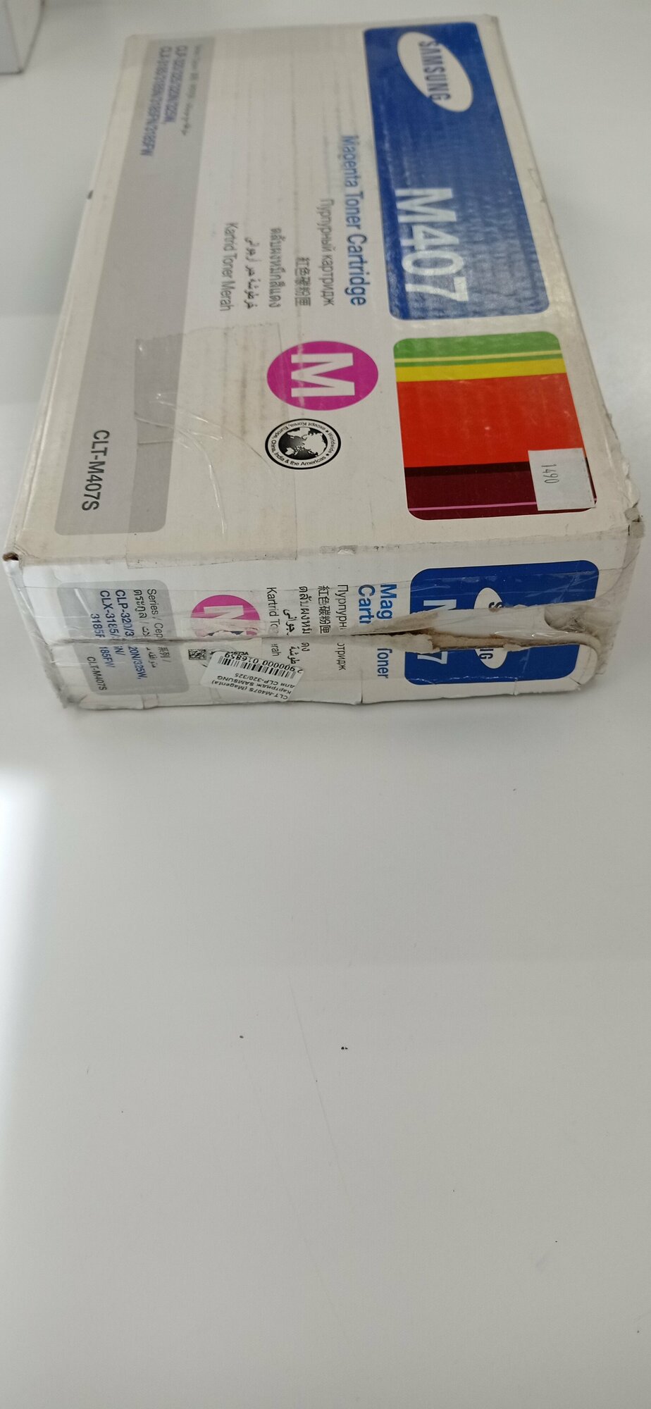 Картридж Samsung CLT-M407S, 1000 стр, пурпурный