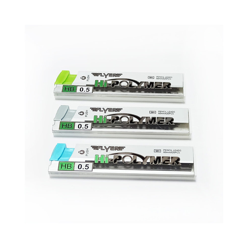 Hi-Polimer грифели для механических карандашей 0.5 мм FL501 в ассортименте 1 шт