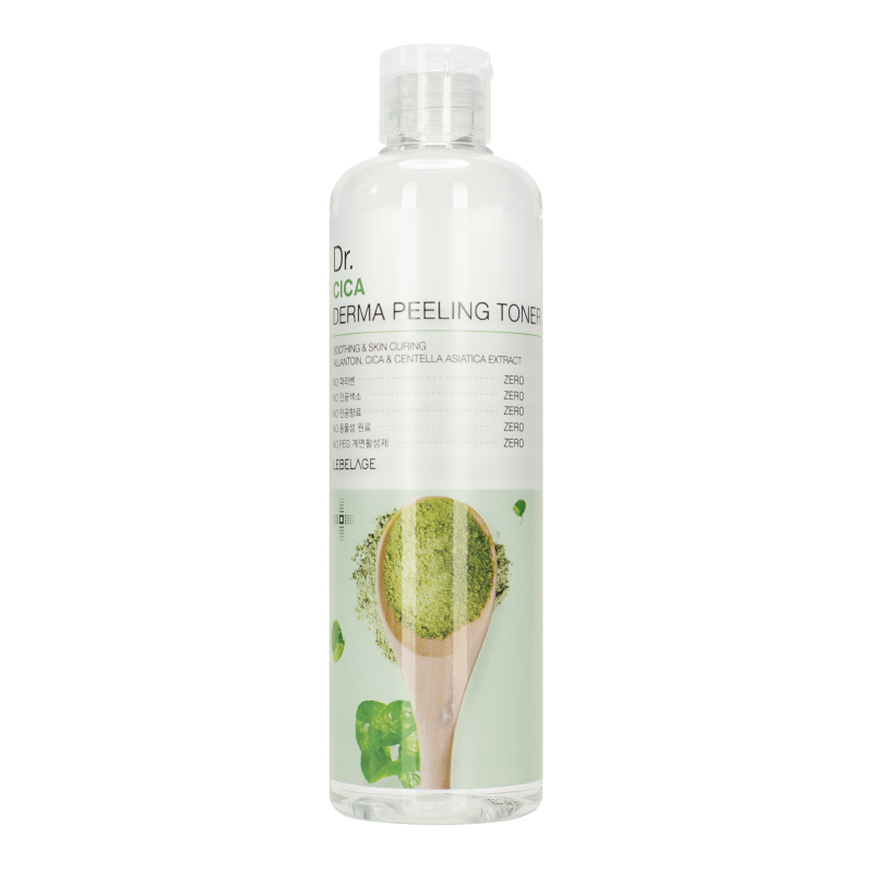 LEBELAGE Dr. Cica Derma Peeling Toner Успокаивающий отшелушивающий тонер с центеллой азиатской