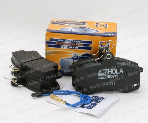 Колодка тормозная ВАЗ-2110-12, 1118, 2170, 2190 передняя (HOLA) с эл/дат. BD811 (4 шт.)