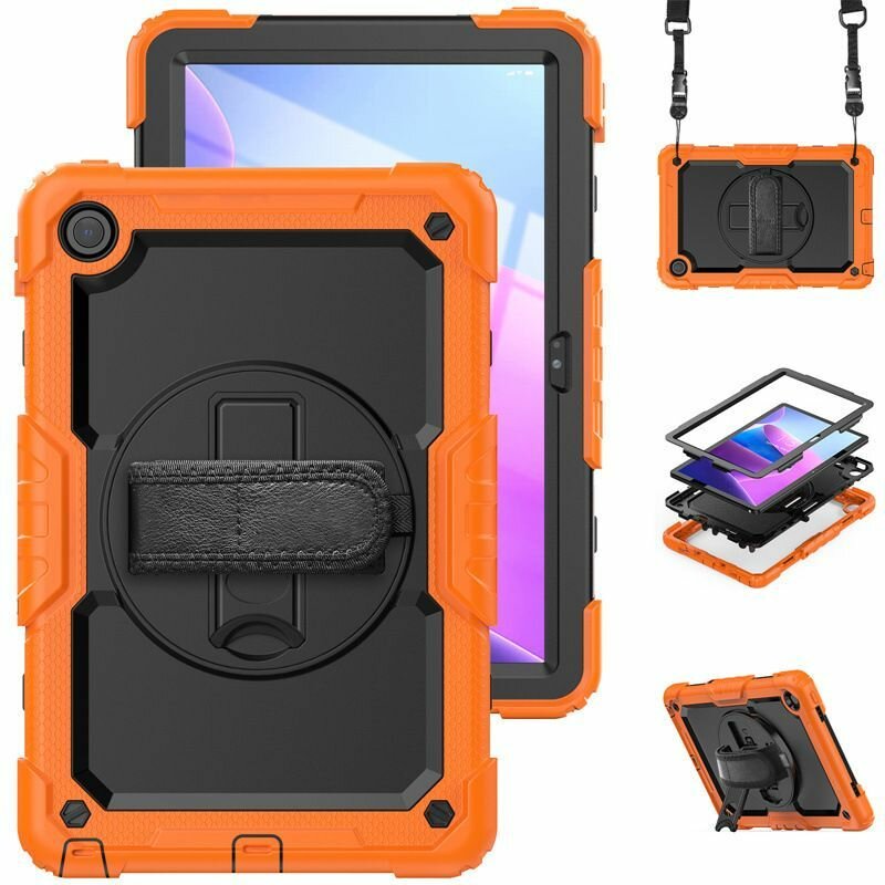 Чехол MyPads для Lenovo Tab M10 (10.1") (3rd Gen ) TB328FU, TB328XU с ремнями