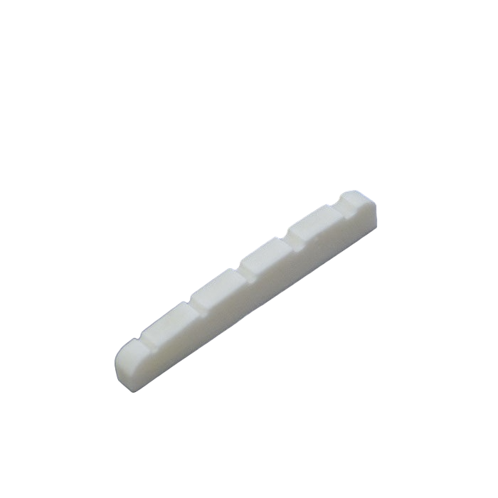 Верхний порожек на 5-ти струнную бас-гитару, костяной, 45мм*3,5мм*6мм