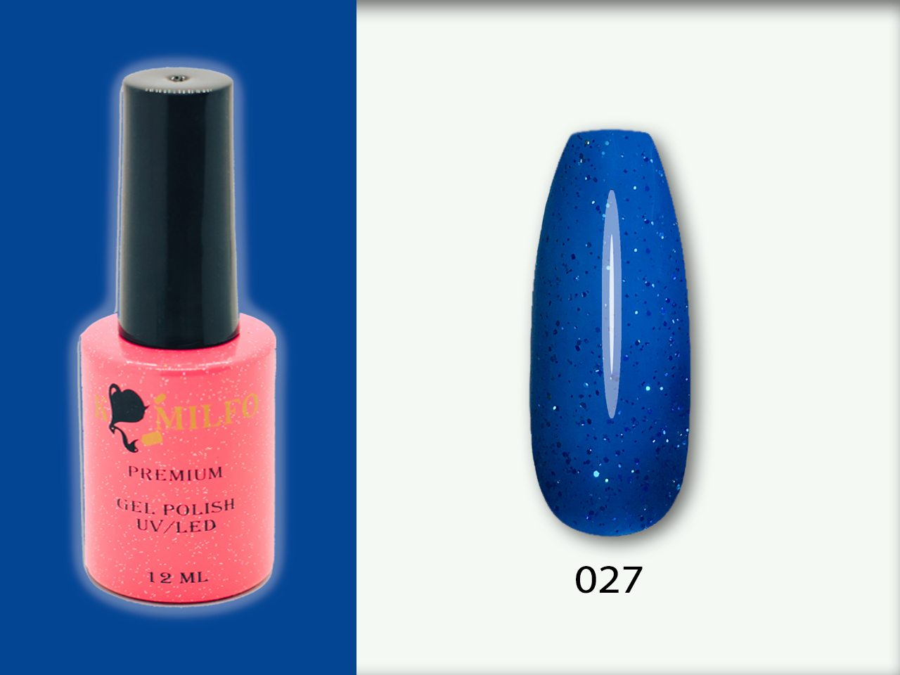 027 KOMILFO гель лак 12 мл.