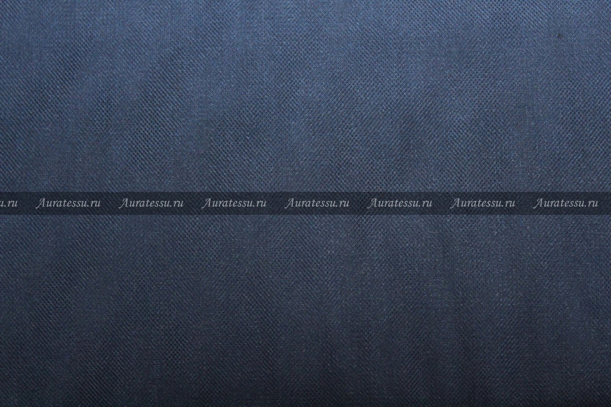 Ткань Фатин средней жесткости перламутр тёмно-синий, ш145см, 0,5 м