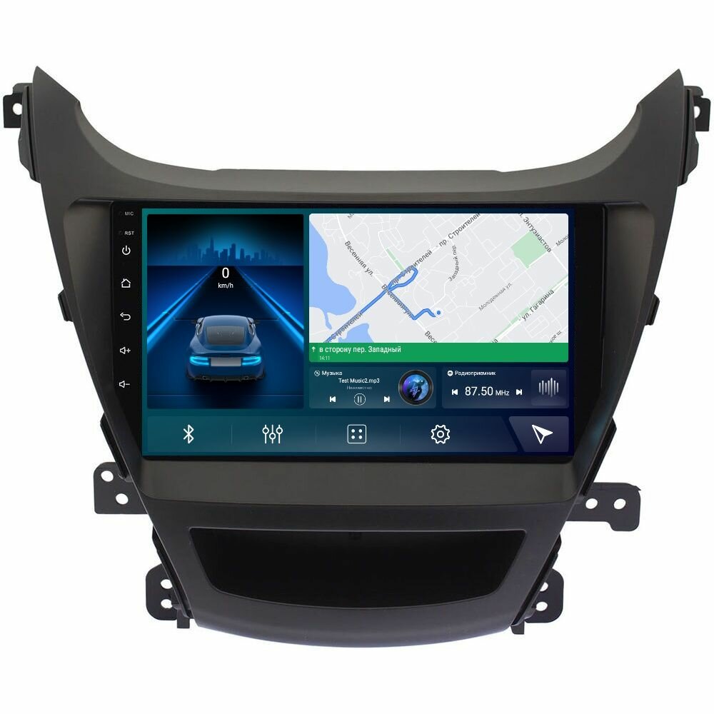 Магнитола CRS-300 Хендай Элантра 5 Рестайлинг Hyundai Elantra 5 (MD) 2014-2016 - Android 13 - Процессор 8 ядер - Память 4+64Gb - Carplay - DSP 36 полос - 4G(Sim)