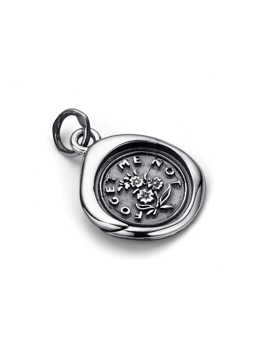 Подвеска, серебро, 925 проба, чернение