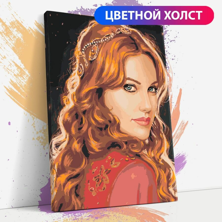 Картина по номерам на холсте с подрамником, "Сериал Великолепный век. Хюррем", 30х40 см