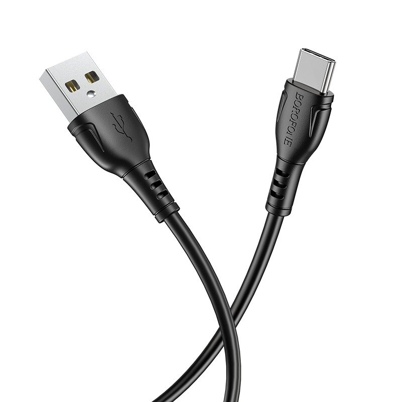 Кабель USB Borofone BX51 Triumph, Type-C, 1м, черный