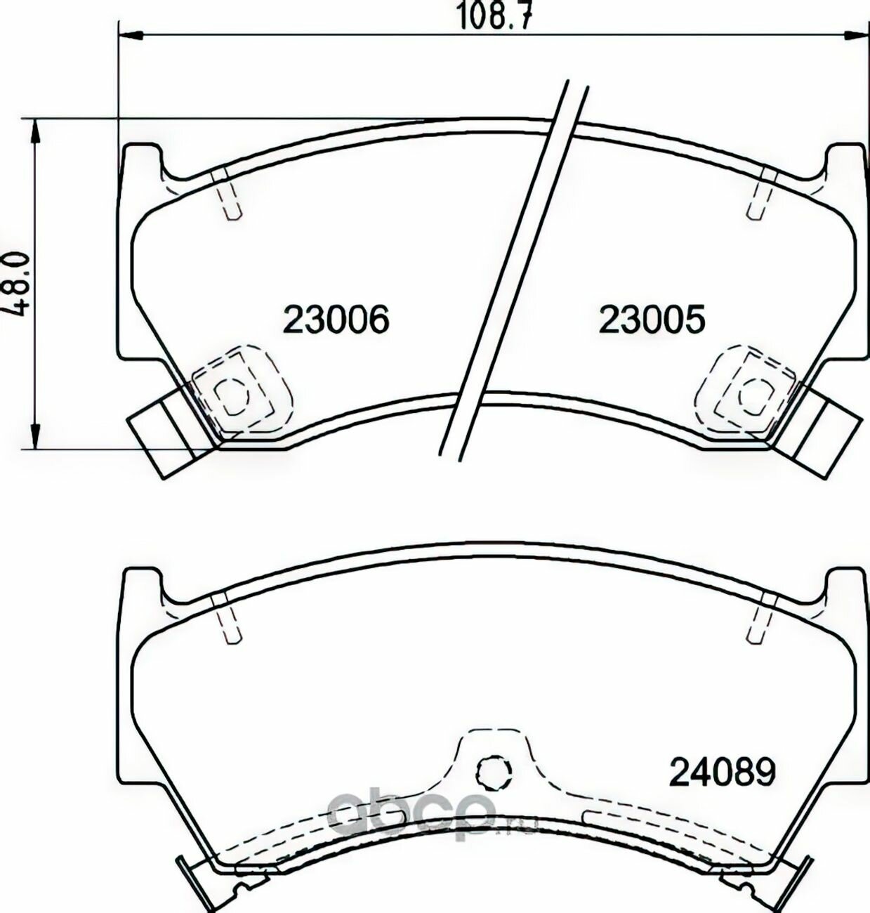 Тормозные колодки передние Nissan Almera