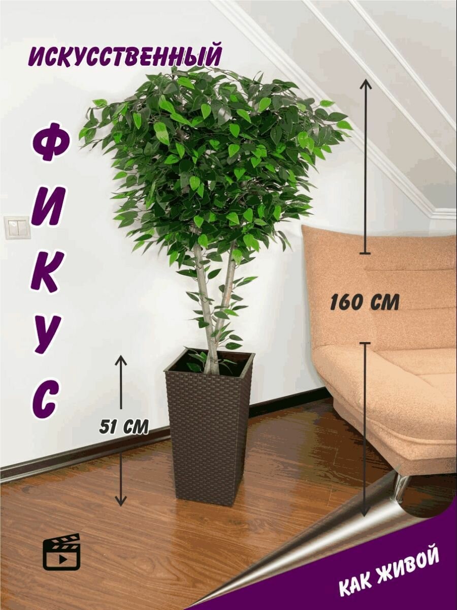Искусственное дерево фикус