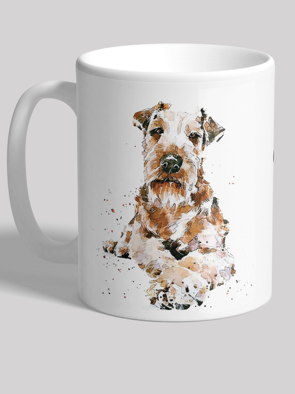 Кружка cooperative.moscow " Лучший друг Эрдельтерьер" (Эрдельтерьер, кружка с Эрдельтерьером, собаковод, собаколюб, собака, подарок с любовью, друг человека, кружка с собакой) , 330 мл, 1 шт