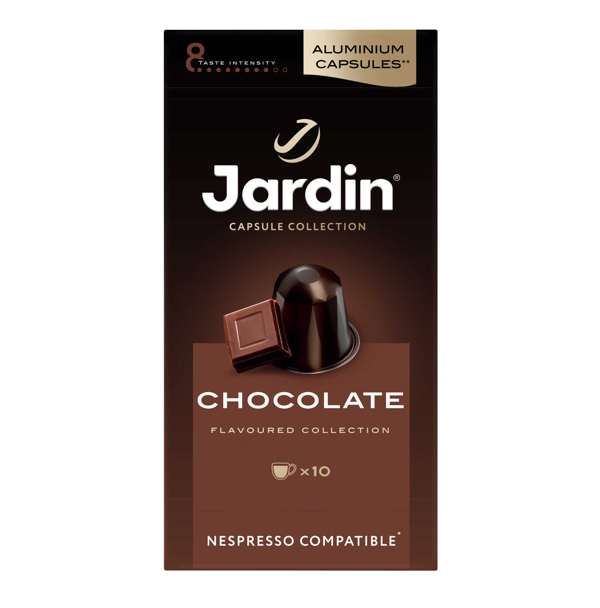 Кофе в капсулах Jardin Chocolate, 10 капсул для кофемашин Nespresso
