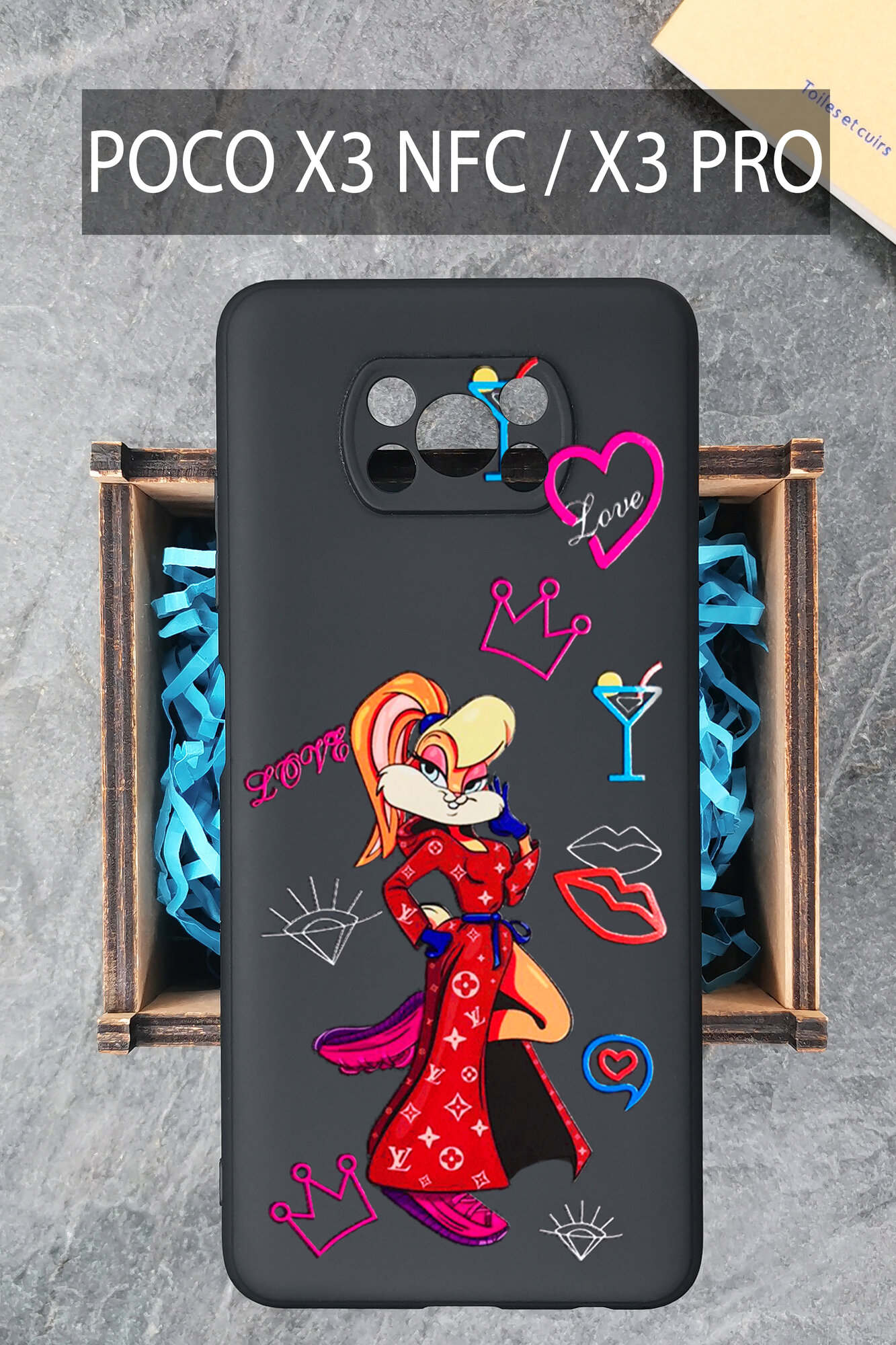 Силиконовый чехол на Poco X3 NFC / Poco X3 Pro с принтом ЛВ Бани неон Поко Х3 / Поко Х3 Про