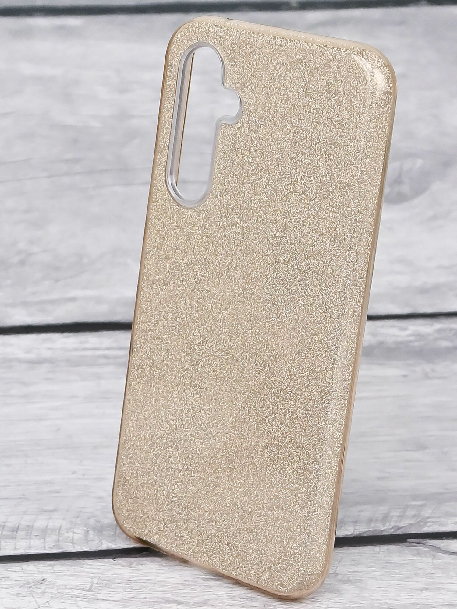 Силиконовый чехол бампер на смартфон Samsung Galaxy A54 5G переливающийся с блестками, защитная блестящая накладка для телефона Самсунг Галакси а54