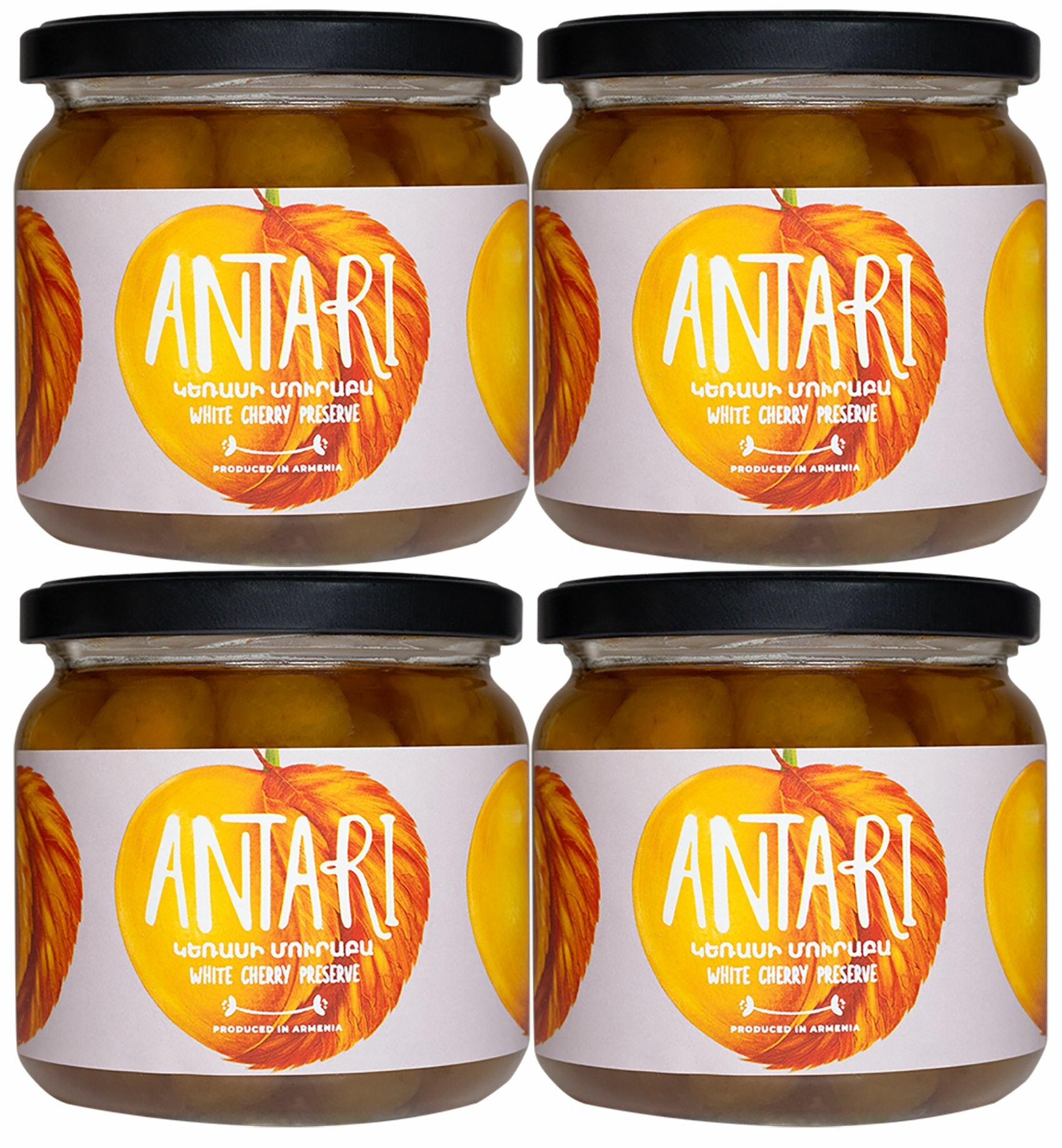 Варенье из белой черешни "от Мартина" (Antari), 440г х 4шт