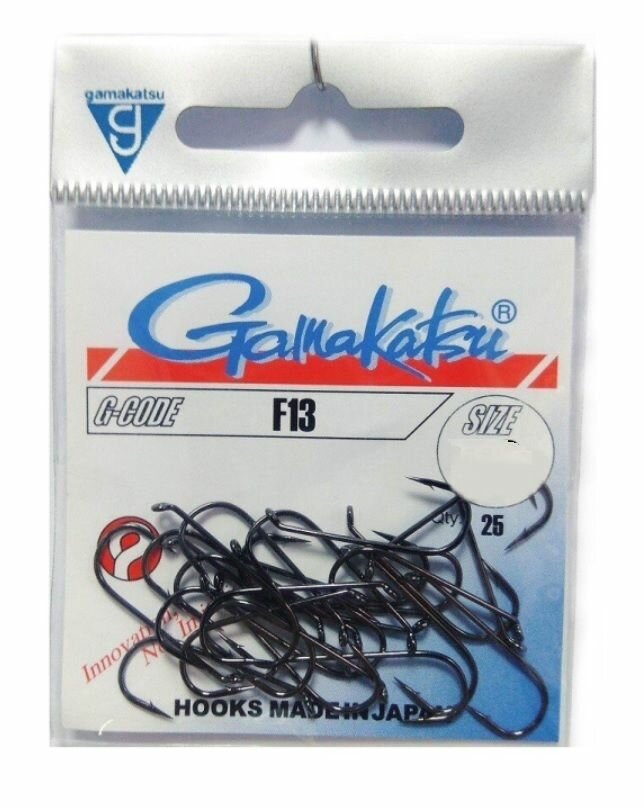 Крючок рыболовный Gamakatsu F-13 №06 ( упк. по 25шт.)