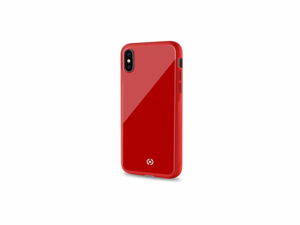 Клип-кейс Чехол Celly Diamond для iPhone XS, Красный, DIAMOND900RD