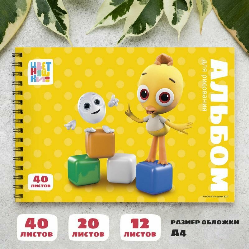 Альбом для рисования Цветняшки - 07