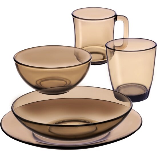 Столовый набор Дымка 30 предметов Basilico