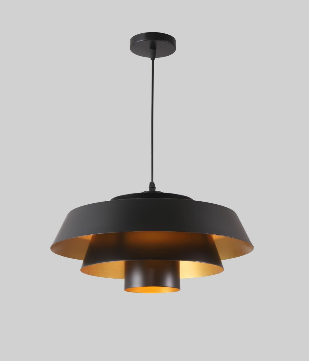 Люстра подвесная потолочная светильник лофт 6507-BK, E27, LUCETY, площадь освещения 10 кв. м.