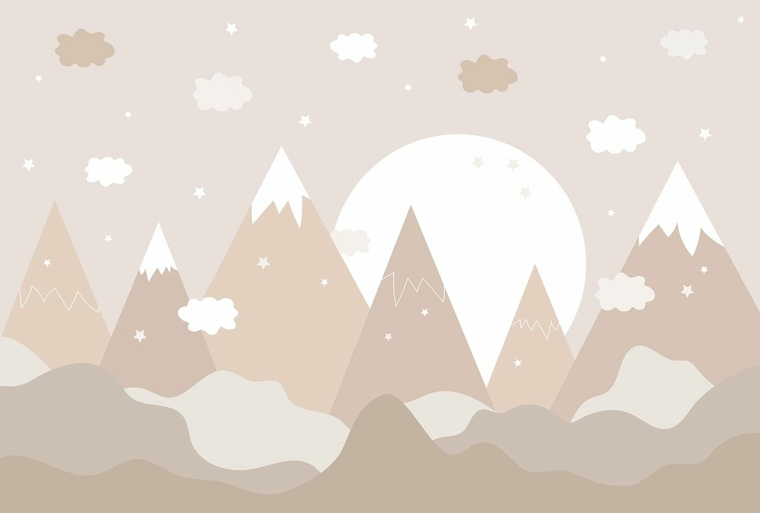 Фотообои/ F-203 Ночь над горами 400х270-1Divino