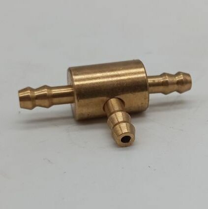 Тройник топливный латунь снегохода Тайга