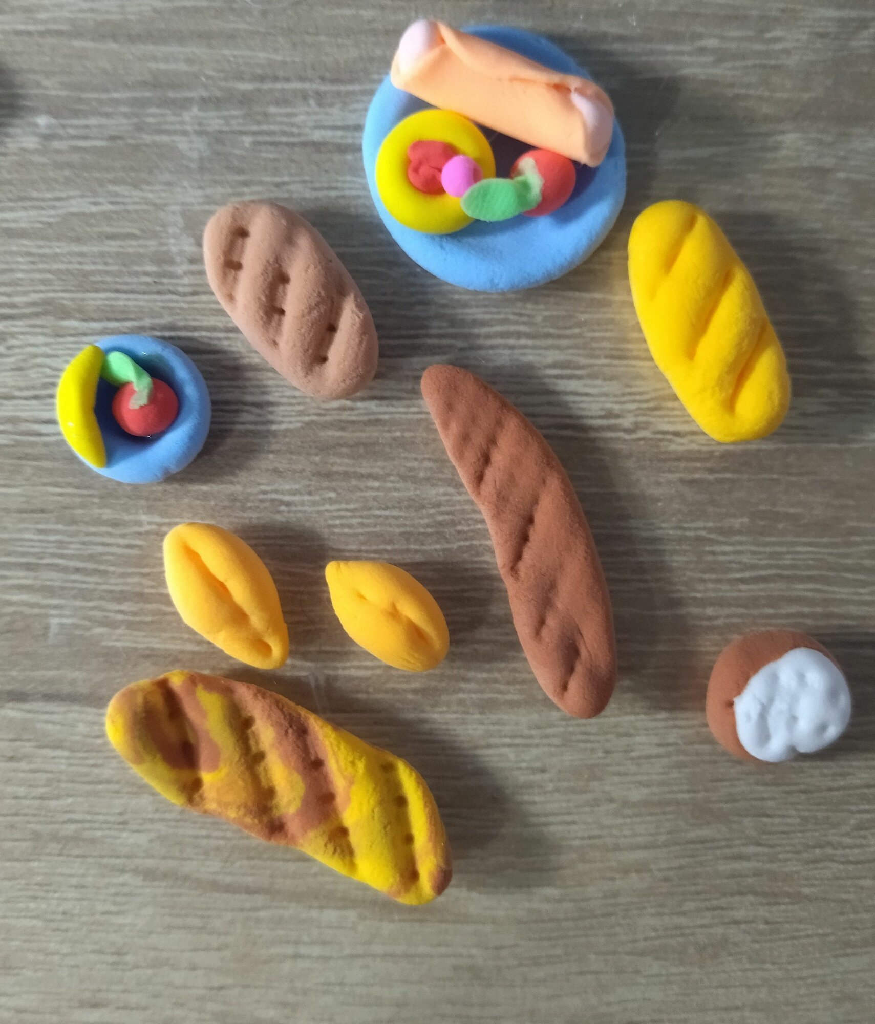 Набор миниатюр для ватной игрушки, 9 шт