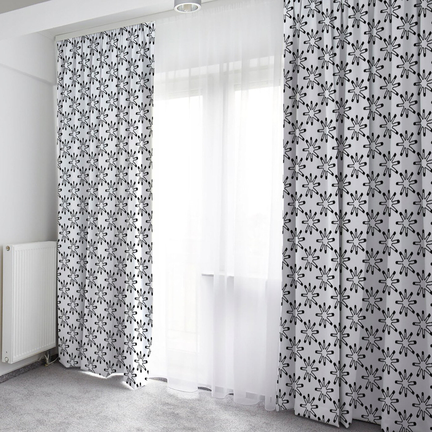 Шторы (фотошторы) из габардина, 290х230 см, Good Room