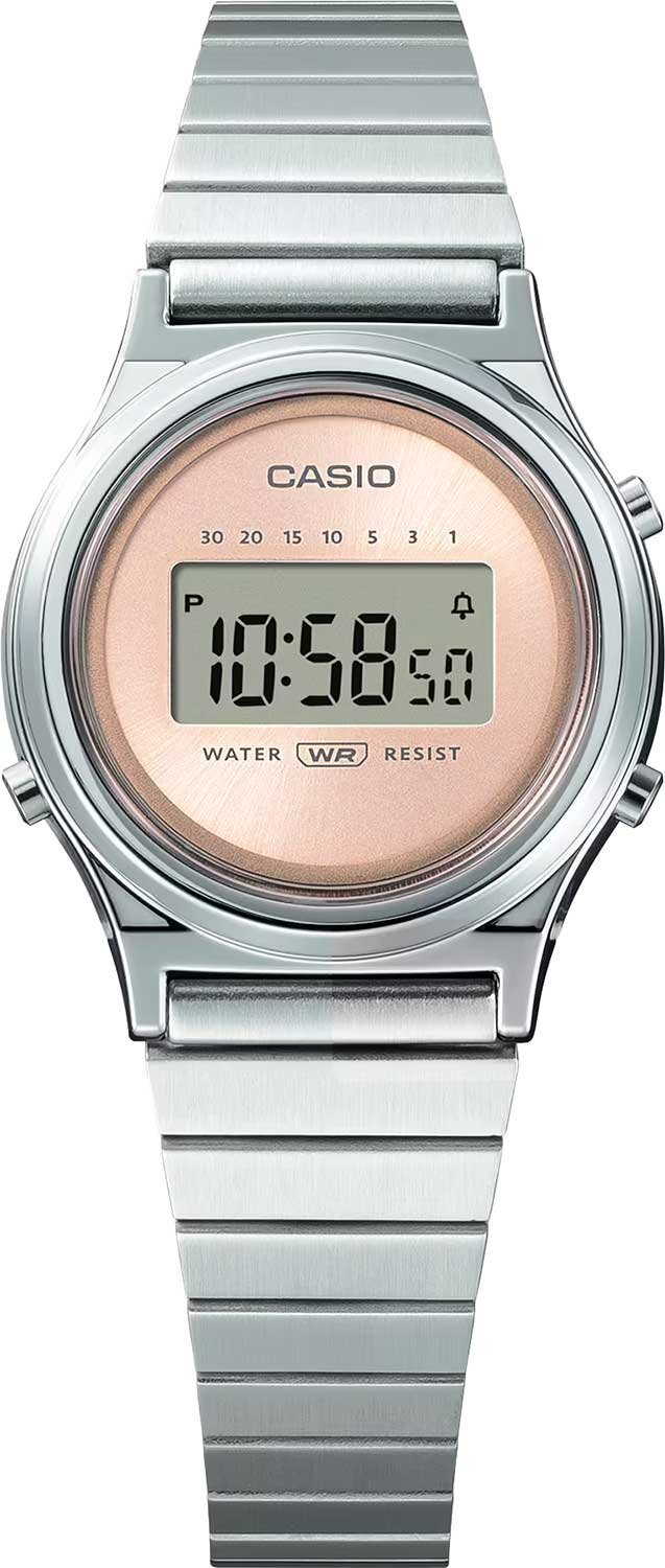 Наручные часы CASIO Vintage, серебряный, серый — фото 1